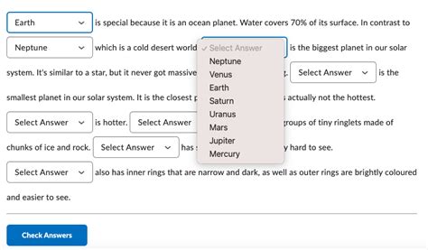 creator spotlight fill in the blanks and dropdown fill in the blanks