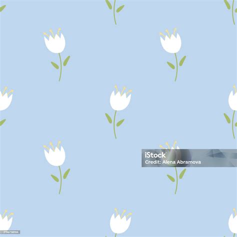 추상적인 꽃 배경입니다 디자인과 유행 인쇄를 위한 완벽한 파란색 배경에 작은 흰색 꽃이 있는 꽃 패턴입니다 디시 스타일 봄 플로럴 프린트 드레스 디자인 커버 1970