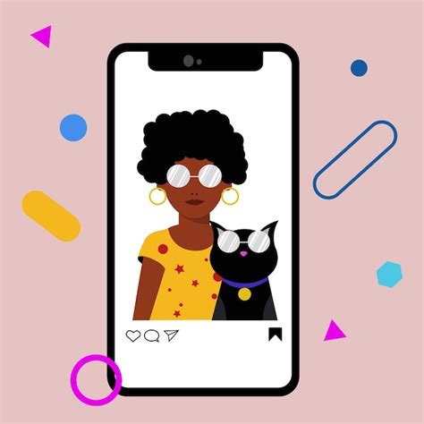 Premium Vector Cat And Woman