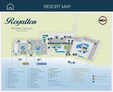 Royalton Riviera Cancun Map All Inclusive Resort Map