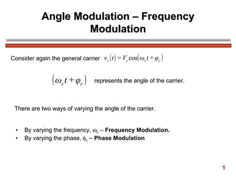 Frequency Modulation PPT