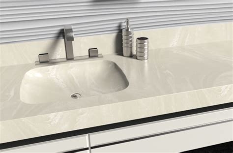 Искусственный камень Corian Nimbus Prima в Москве Изготовление столешниц подоконников моек из