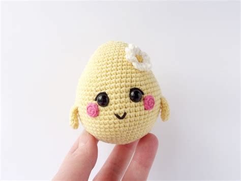 Easter Egg Crochet Pattern Crochet Amigurumi Egg Pattern Etsy