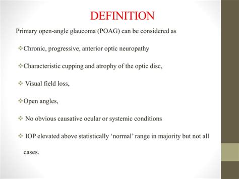 Primary Open Angle Glaucoma Copy 2 Pptx