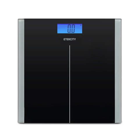 Etekcity Digital Scale With Backlit LCD Display In Black SHHMBWECNUS The Home Depot