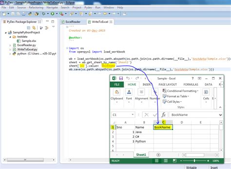 Python Write Value To Excel Sheet Using Openpyxl Library