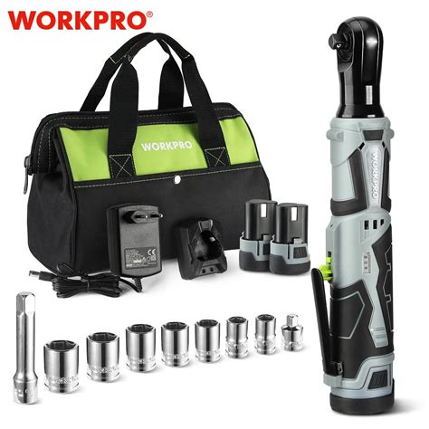 Workpro 무선 전기 렌치 12v 38 래칫 렌치 세트 앵글 드릴 스크루 드라이버 나사 너트 제거 자동차 수리 도구 45nm Aliexpress