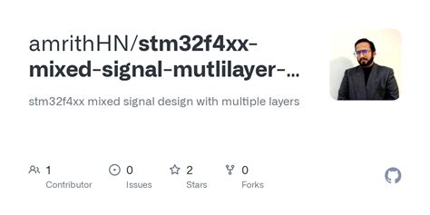 Github Amrithhnstm32f4xx Mixed Signal Mutlilayer Pcb Stm32f4xx Mixed Signal Design With