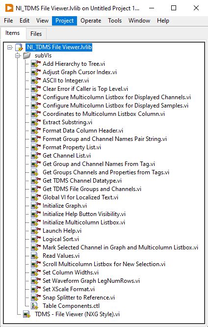 Solved Tdms Viewer Customization Ni Community