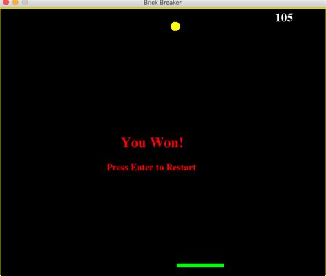 Github Justinetubrickbreakergame Had Some Fun With This Code A Long Brick Breaker Game
