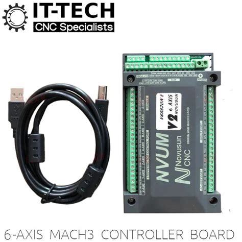 6 Axis V2 Nvum Mach3 Controller It Tech