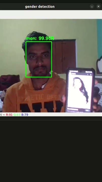 Gender Detection Using Opencv And Tensofrlow Python Tensorflow Opencv Shorts Youtube