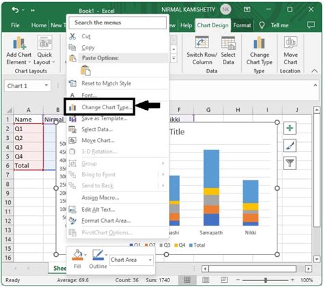 如何在excel中给堆叠柱状图添加总数标签？ 极客教程