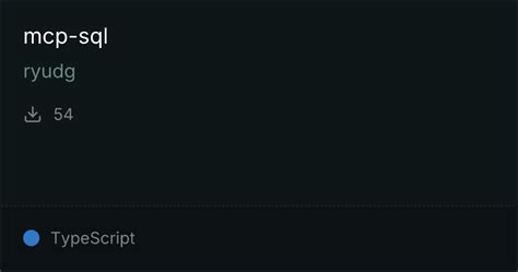 Mcp Sql Server Glama