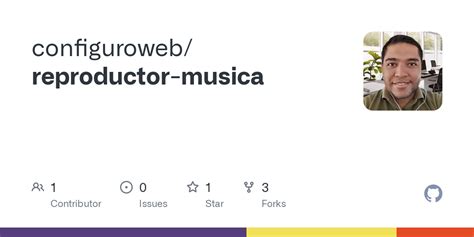 GitHub Configuroweb Reproductor Musica