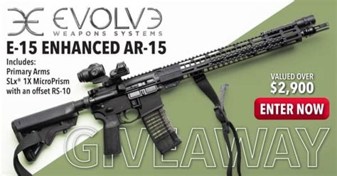 Evolve Weapon Systems E 15 Enhanced Ar 15 Rifle Optic Gear Giveaway