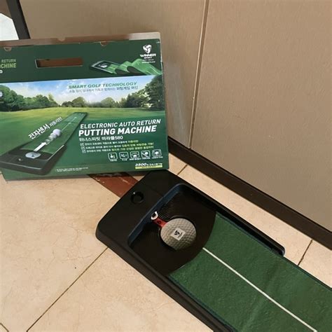 위너스피릿 골프 퍼팅연습기 집에서 골프 퍼팅매트에 연습하기 딱이야 네이버 블로그