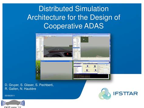 Ppt Distributed Simulation Architecture For The Design Of Cooperative