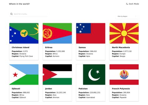 Nextjs Tailwind Solution For Rest Countries Api Challenge Coding