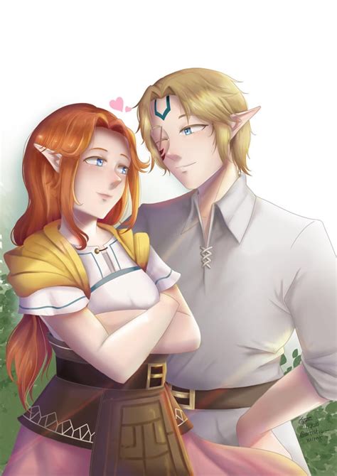 Loz Linked Universe Link And Malon Rzelda