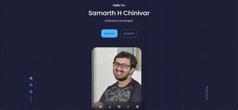 Github Samarthhchinivar Portfolio Website Personal Portfolio Website Using React Js Html