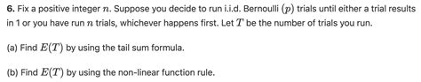 6 Fix A Positive Integer N Suppose You Decide To