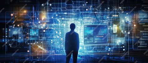 Premium Ai Image Modern Smart Technology Interconnection Information Interaction Concept Map