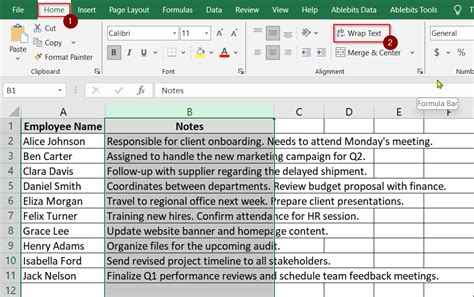 How To Make Excel Go To Next Line Automatically Excel Insider