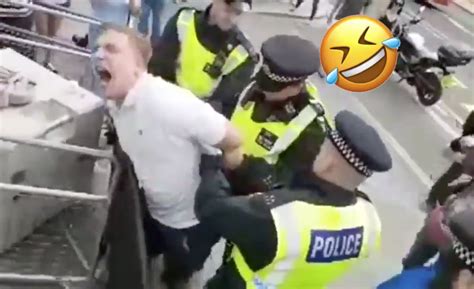 Is This Video Of A Tommy Robinson Supporter Crying Real