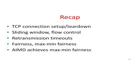 Pdf Tcp Connection Setupteardown Sliding Window Flow Control
