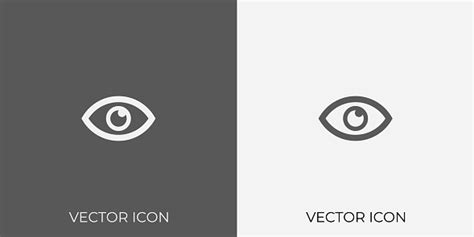 모바일 소프트웨어 및 응용 프로그램에 대한 눈의 빛과 어두운 회색 아이콘 10 검안에 대한 스톡 벡터 아트 및 기타 이미지 검안 검안사 공유 개념 Istock