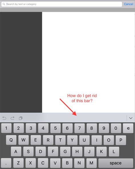 Ipad How To Hide Toolbar In Newer Ios Stack Overflow