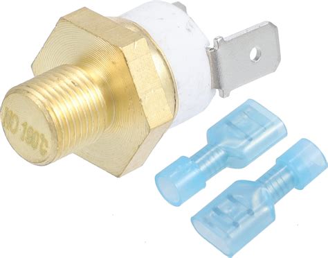 X Autohaux Interruptor De Sensor Térmico Universal De Temperatura Del Ventilador De