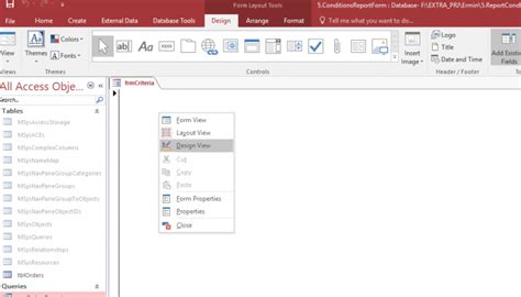 Being Responsive With Microsoft Access Query Criteria Mdc