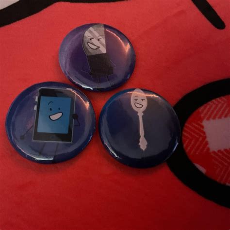 Inanimate Insanity Object Show Button Pins Fanart Osc Etsy