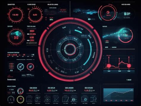 Premium Photo Future Style Interface Mock Up