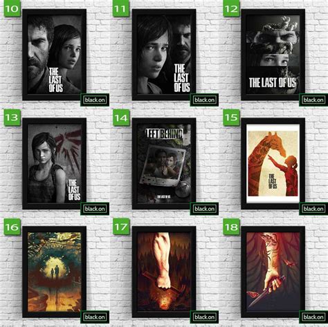 Poster Quadro Decorativo Jogo The Last Of Us Tlou 32x23cm 23
