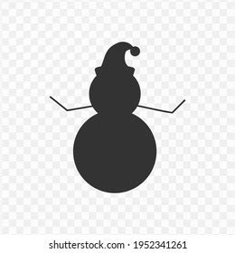 투명 눈사람 아이콘 Png 어두운 색상과 스톡 벡터 로열티 프리 1952341261 Shutterstock