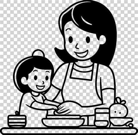 给妈妈做饭简笔画大全怎么画（10张） 简笔画图片大全