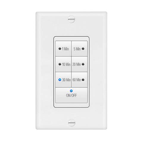 Maxxima 1875 Watt 7 Button Countdown Timer Switch Maximum 60 Minutes Delay Home And Office