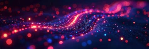 Abstract Digital Code Flow Glowing Binary Data Streams Data Science Source Code Stock