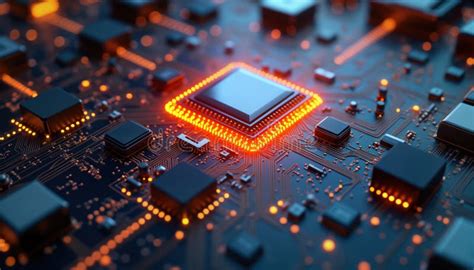 Quantum Computer Chip With Glowing Components Rapidly Reprogrammable Qubits Advanced Quantum