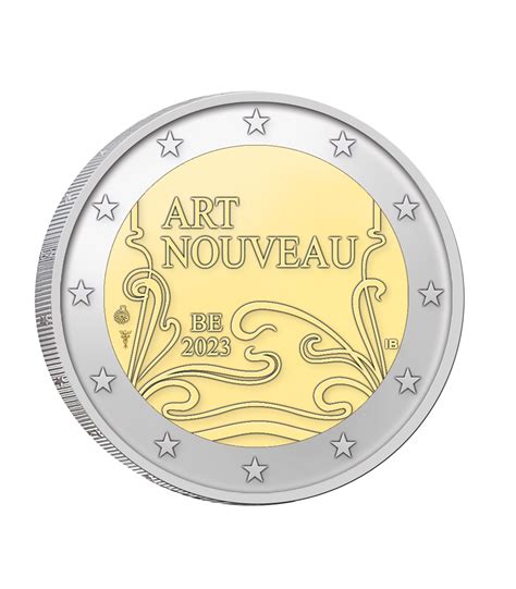 2 Euro Belgium 2023 Art Nouveau