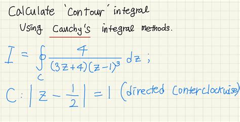 Solved Calculate Contour Integral Using Cauchy S Integral Chegg