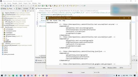 Rest Assured Setup In Eclipse Api Testing Automation Testing Rest Assured Dependencies