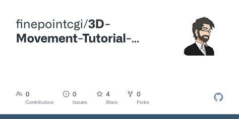 github finepointcgi 3d movement tutorial godot 4