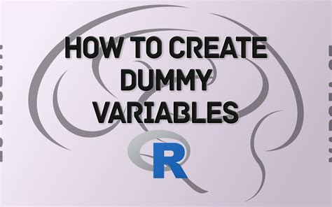 How To Create Dummy Variables In R With Examples