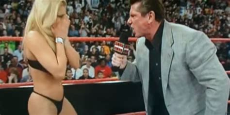 Naked Trish Stratus In WWE Monday Night RAW
