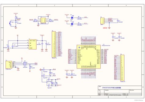 基于立创eda（altium designer） stm32f103c8t6的系统板pcb设计 stm32f103c8t6核心板设计报告 csdn博客