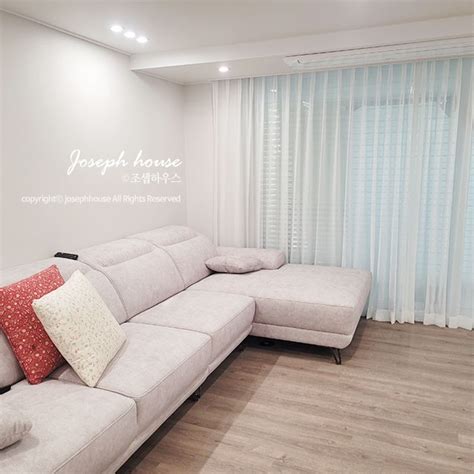 산본 커튼거실 커튼차르르커튼과 우드블라인드로 네추럴한 집꾸미기 한양목련아파트 46평 네이버 블로그